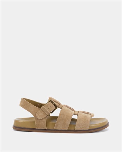 Buy Aster Sand Suede Sandals Online At Shoe Connection Au