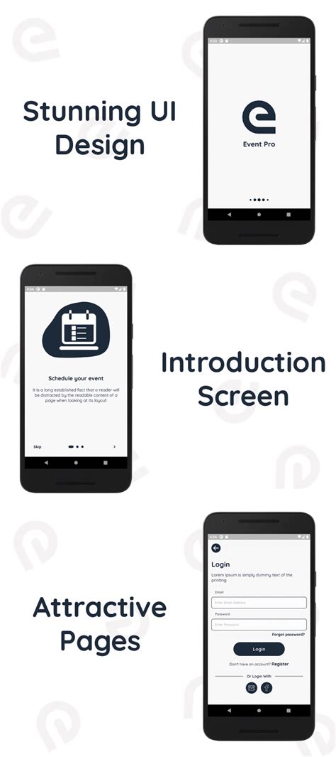 Event Pro Events Management And Booking Flutter App Ui Kit Codemarket