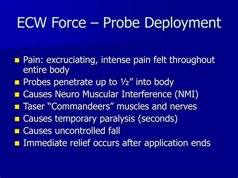 PPT TASER Electronic Control Devices ECD ECW PowerPoint Presentation ID