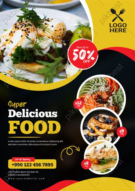 Food Flyer Design Templates Eps Free Download Pikbest