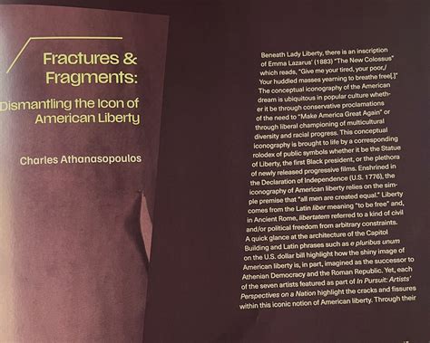 Fractures And Fragments Dismantling The Icon Of American Liberty” By Charles Athanasopoulos