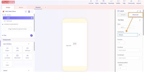 Fonts Thunkable Docs