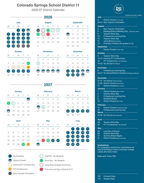 Colorado Springs District 11 26 27 Calendar Updates Educounty