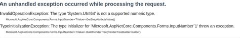 blazor inputnumber unsigned numbers c