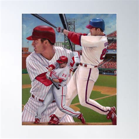 Chase Utley Poster Wall Art Modern Wall Decor For Living Room Bedroom