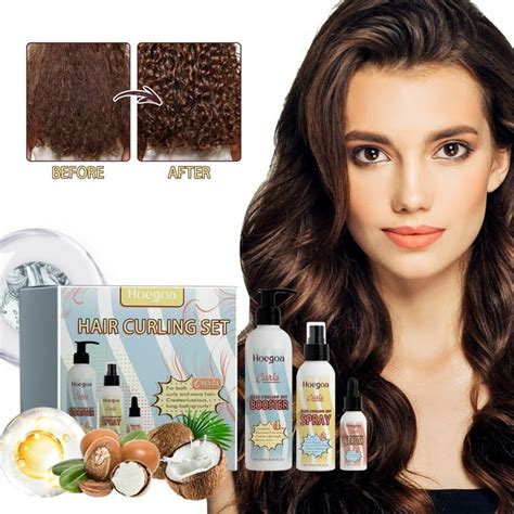 Supbessel Curly Styling And Smoothing Hair Care Set Hair Styling Spray