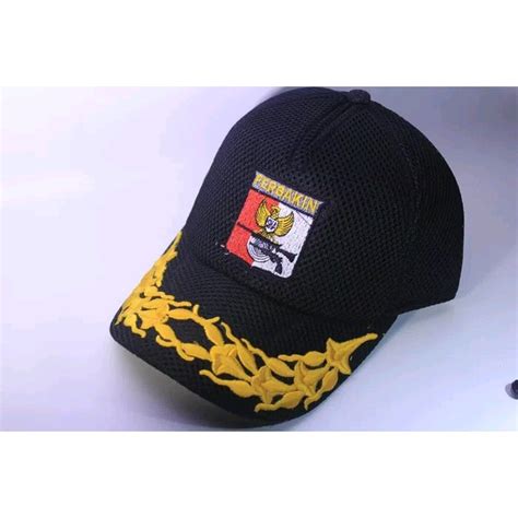 Jual Topi Perbakin Bordir Bunga Emas Pengurus Pejabat Perbakin