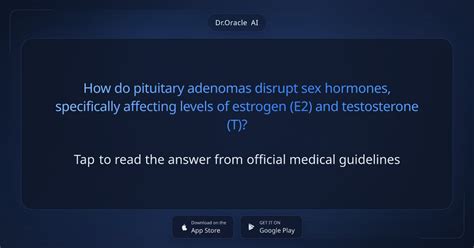 How Do Pituitary Adenomas Disrupt Sex Hormones Specifically Affecting Levels Of Estrogen E2