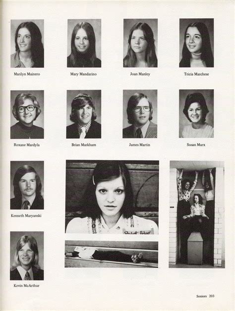 1975 Yearbook Seniors Center Line High School Memories