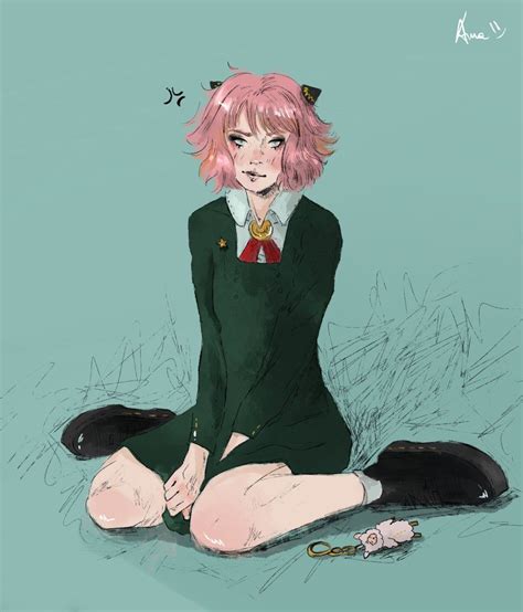 Anya Forger Poses Anime Art