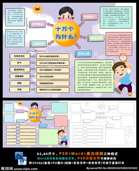 十万个为什么思维导图手抄报小报设计图其他广告设计设计图库昵图网 十万个为什么思维导图手抄报小报设计图其他广告设计设计图库昵图网
