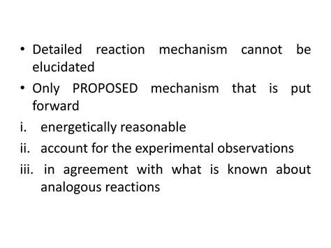 Methods Of Determining Reaction Mechanisms Andria D Souza PPTX