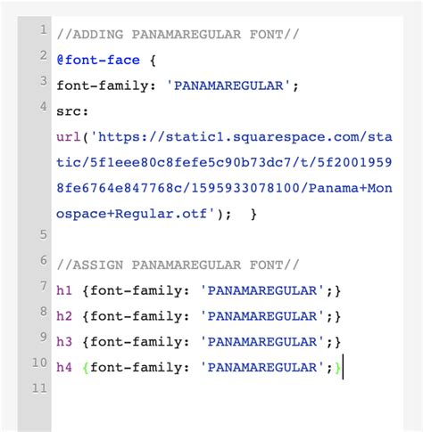 CSS Font Header Customize With Code Squarespace Forum