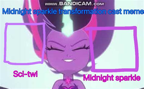 Midnight Sparkle Transformation Cast Meme By Eddisgood53 On Deviantart