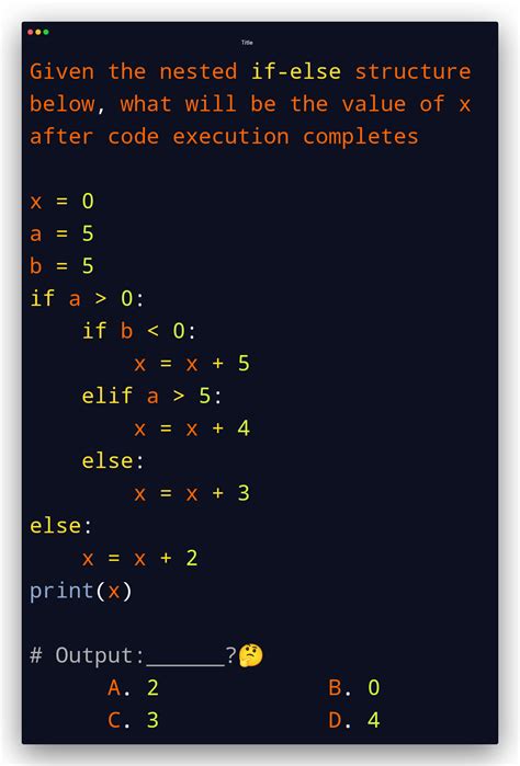 What Is The Output Of This Code