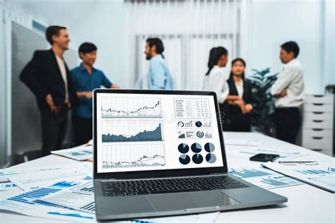 Analytic Database By Bi Fintech Dashboard Displayed On Laptop Prudent