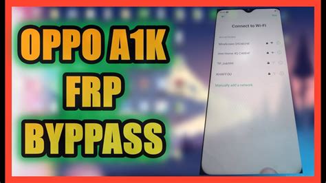 Oppo A K Frp All Oppo Phones Frp Unlock Or Google Account Bypass Without Pc Easy Way By