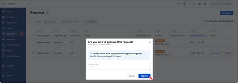 Shift Type Use Cases ② Holiday Replacement Shiftee