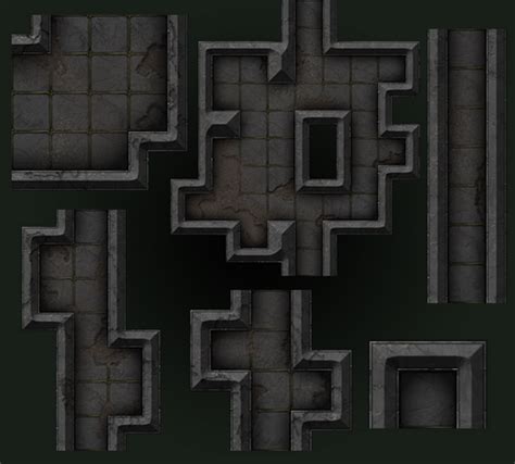 modular mapping cryptic corridors roll20 marketplace digital goods