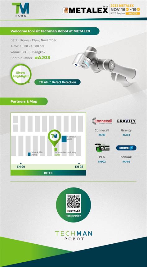 Cobot Ai Vision Thailand Metalex Smartmanufacturing Robotics Robots Cobots Aoi Ai