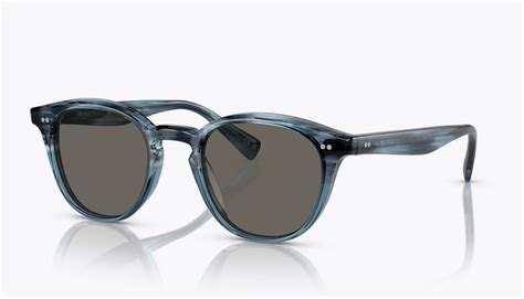 Oliver Peoples Desmon Sun 48mm Dark Blue Vsb Carbon Gray Ov 5454 Su