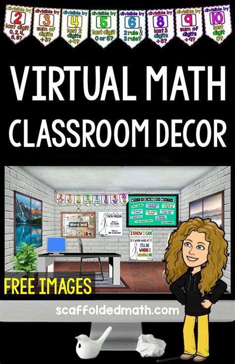 Virtual Math Classroom Decor Math Classroom Math Classroom