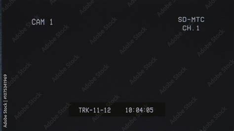 Vhs Overlay Featuring Analog Artifacts Timecode Display And Camera Specifications Text Box On