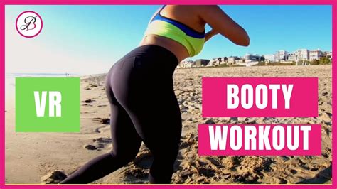 Vr 4k Beach Butt Workout Youtube