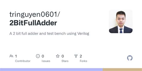 Github Tringuyen Bitfulladder A Bit Full Adder And Test Bench Using Verilog