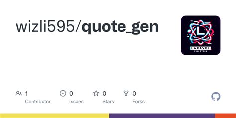GitHub Wizli Quote Gen