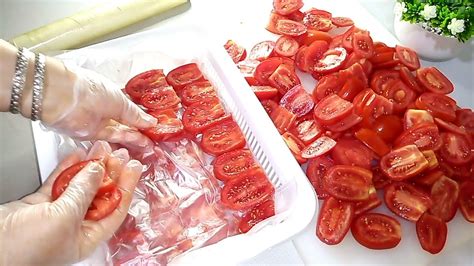 حفظ الطماطم🍅🍅🍅 في الفريزر بطريقة عملية وسهلة 👌🏻 Youtube
