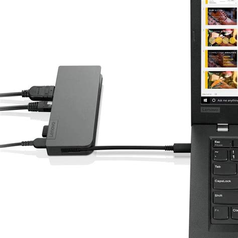 Lenovo Powered Usb C Travel Hub X S Black Amazon Co Uk Computers Accessories