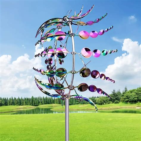 Generic Shirem Magical Metal Windmill Kinetic Wind Sculptures