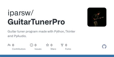 GitHub Iparsw GuitarTunerPro Guitar Tuner Program Made With Python