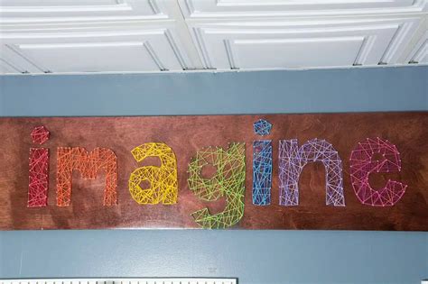 Rainbow String Art