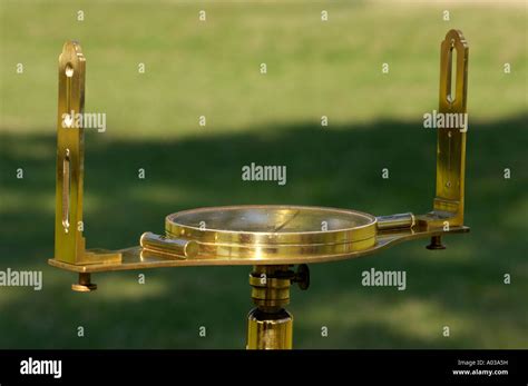 Surveyor Compass From The 1700s Displayed During A Reenactment At