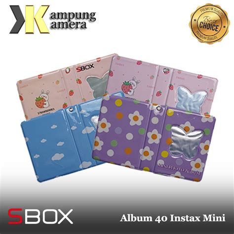 Jual Sbox Instax Mini Album 40 Motif Butterfly Shopee Indonesia