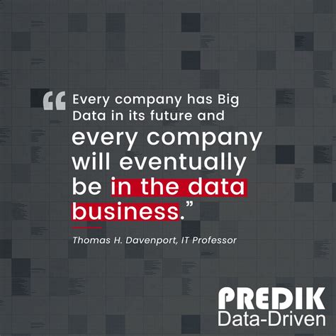 How Big Data Is Transforming Businesses Thomas H Davenport Predik