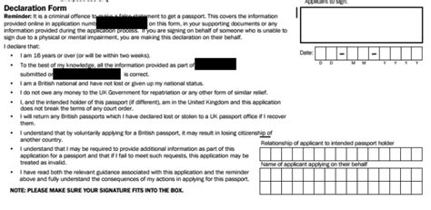 Passport Form Relationship Of Applicant Printable Form 2024