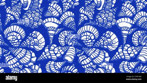 Modern Coastal Beach Cottage Rustic Shell Block Print Home Decor Pattern Sealife Banner Style