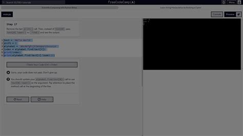 Learn String Manipulation By Building A Cipher Step 17 Python The