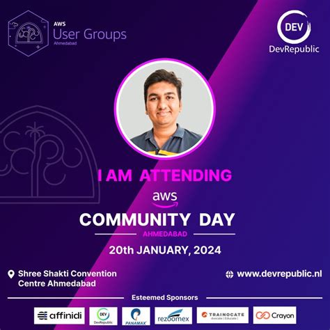 Jainam Shah On Linkedin Awscommunityday Devrepublic Techinnovation