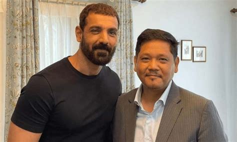 John Abraham Cm Sangma Join Forces For Ne United Football Academy In