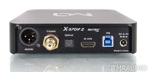 Matrix Audio X Spdif 2 Usb Interface D D Converter The Music Room