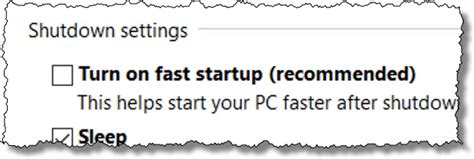 Should I Turn Windows Fast Startup On Or Off Ask Leo