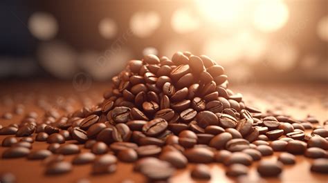 탁자 위에 쌓여 있는 커피 원두 더미 3d 일러스트 커피 콩 배경 고화질 사진 사진 배경 일러스트 및 사진 무료 다운로드 Pngtree