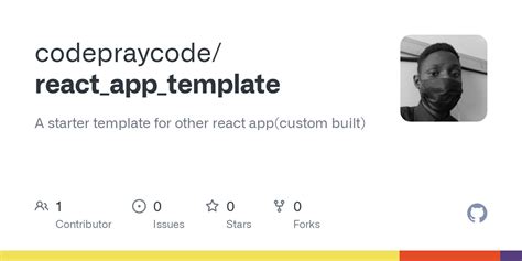 github codepraycode react app template a starter template for other