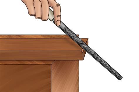 How To Create A Bevelled Edge With A File