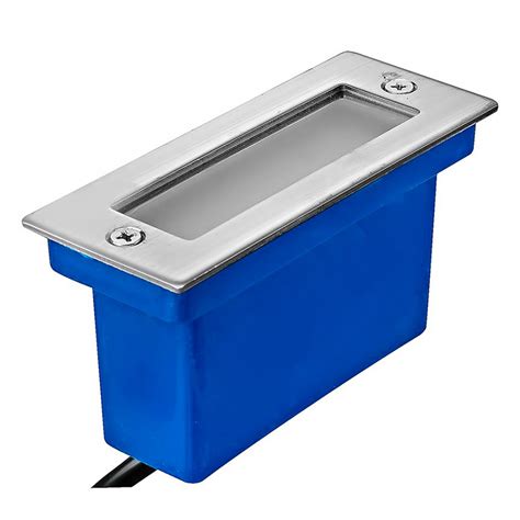 Luminaria Led Embutida Baja Pasillo Gris Rectangular 4w 3000k