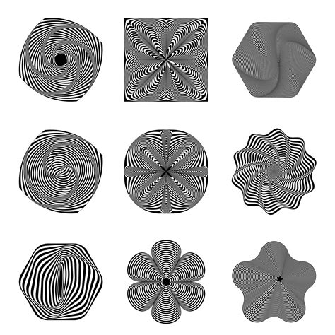 Mesmerizing Geometric Line Art Patterns 45848107 Vector Art At Vecteezy